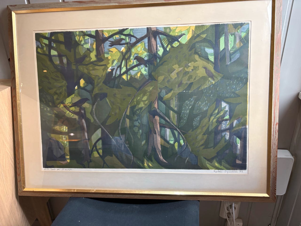 Eystein Sigurdsson Maleri Naturmotiv 1977 | FINN-torget