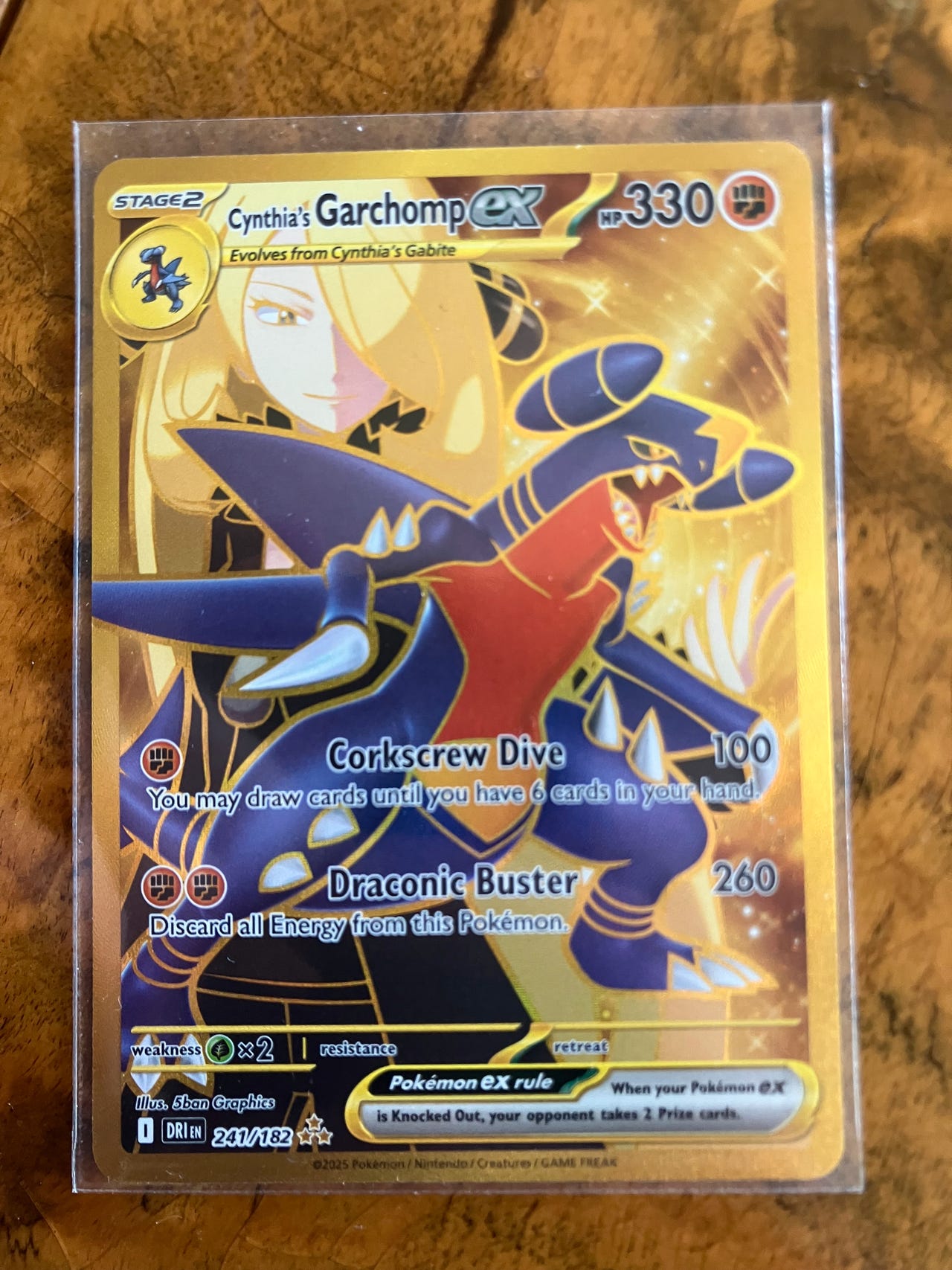 Pokémon kort Cynthia’s garchomp 241/182 | FINN-torget