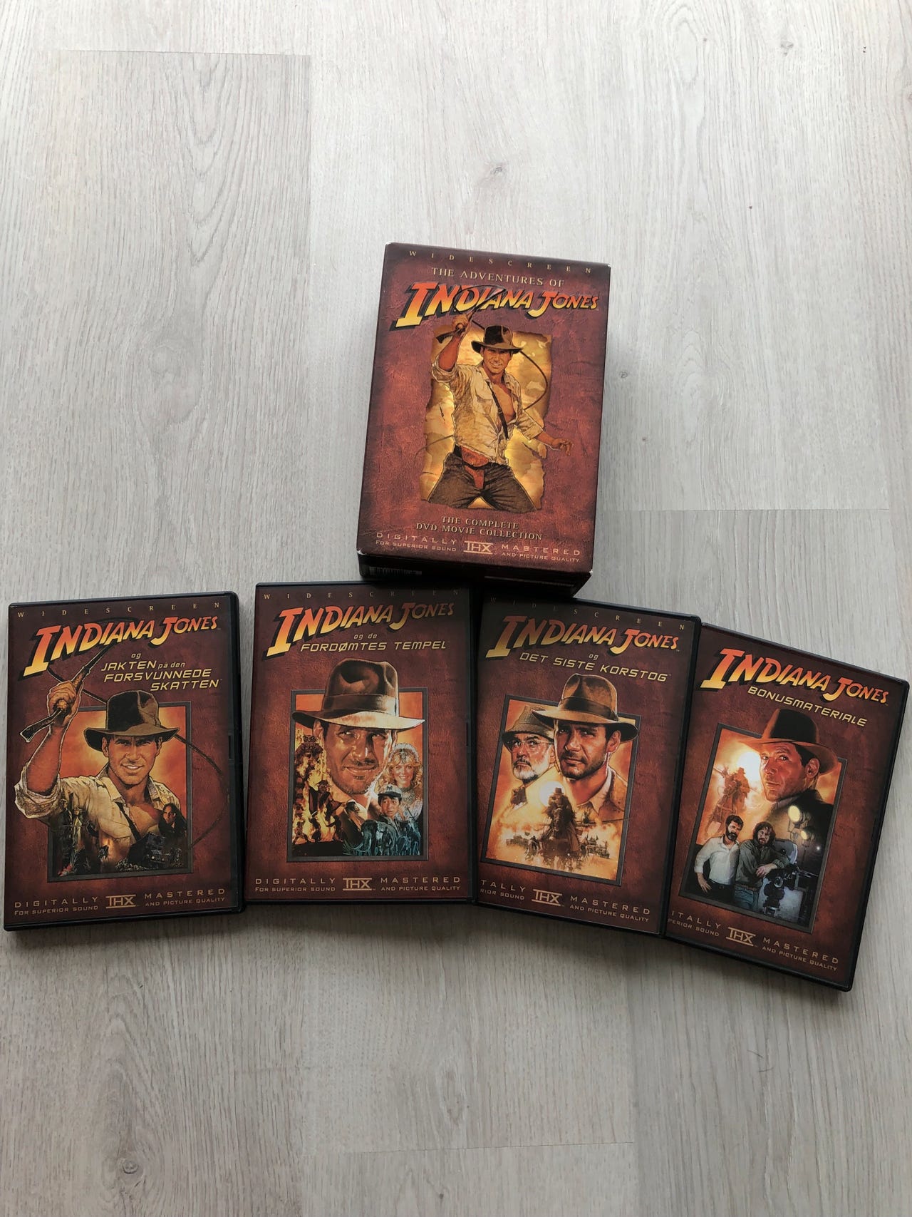 Indiana Jones | Complete Movie Collection | DVD Box | FINN-torget