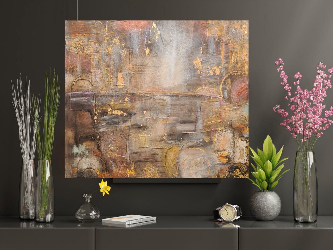 Akryl maleri 45×55 | FINN-torget