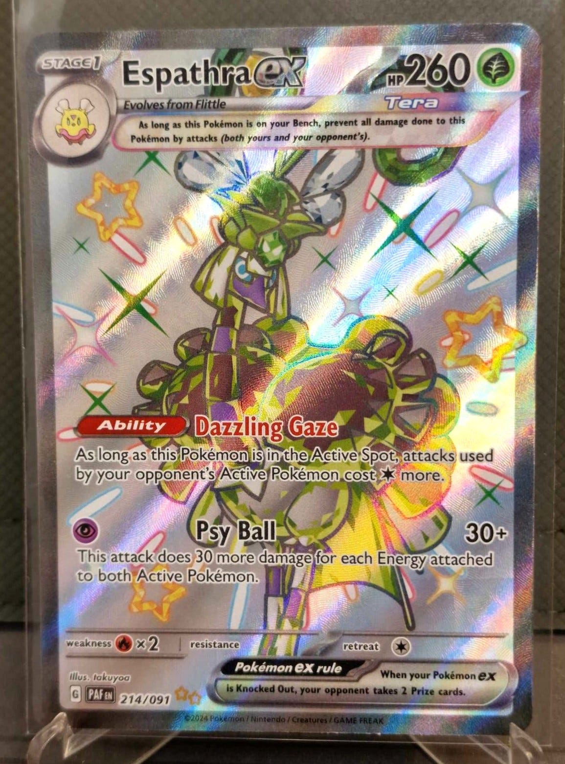 Espathra Ex #214 - Pokemon Paldean Fates | FINN-torget