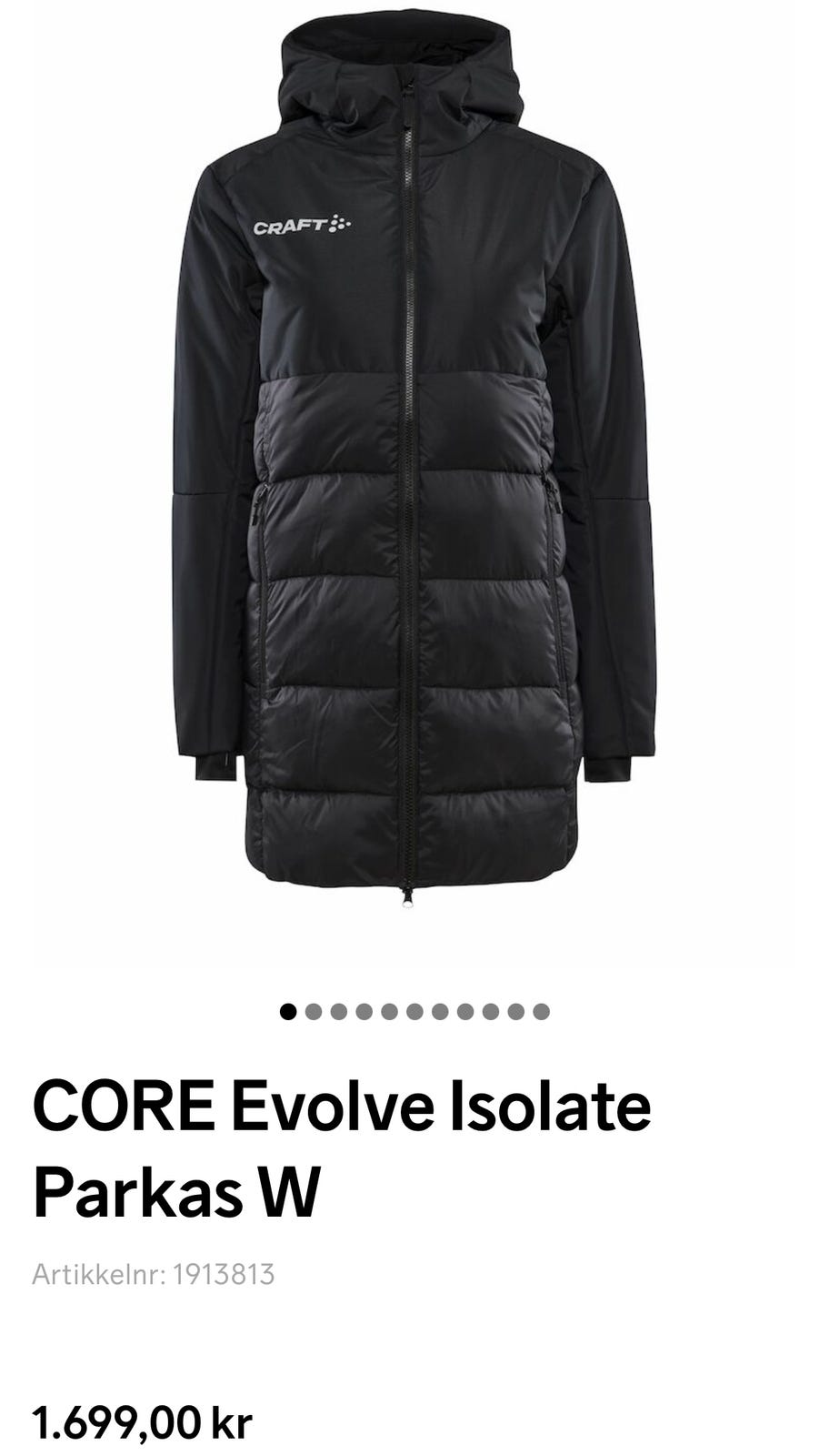Craft - CORE Evolve Isolate Parkas | FINN-torget
