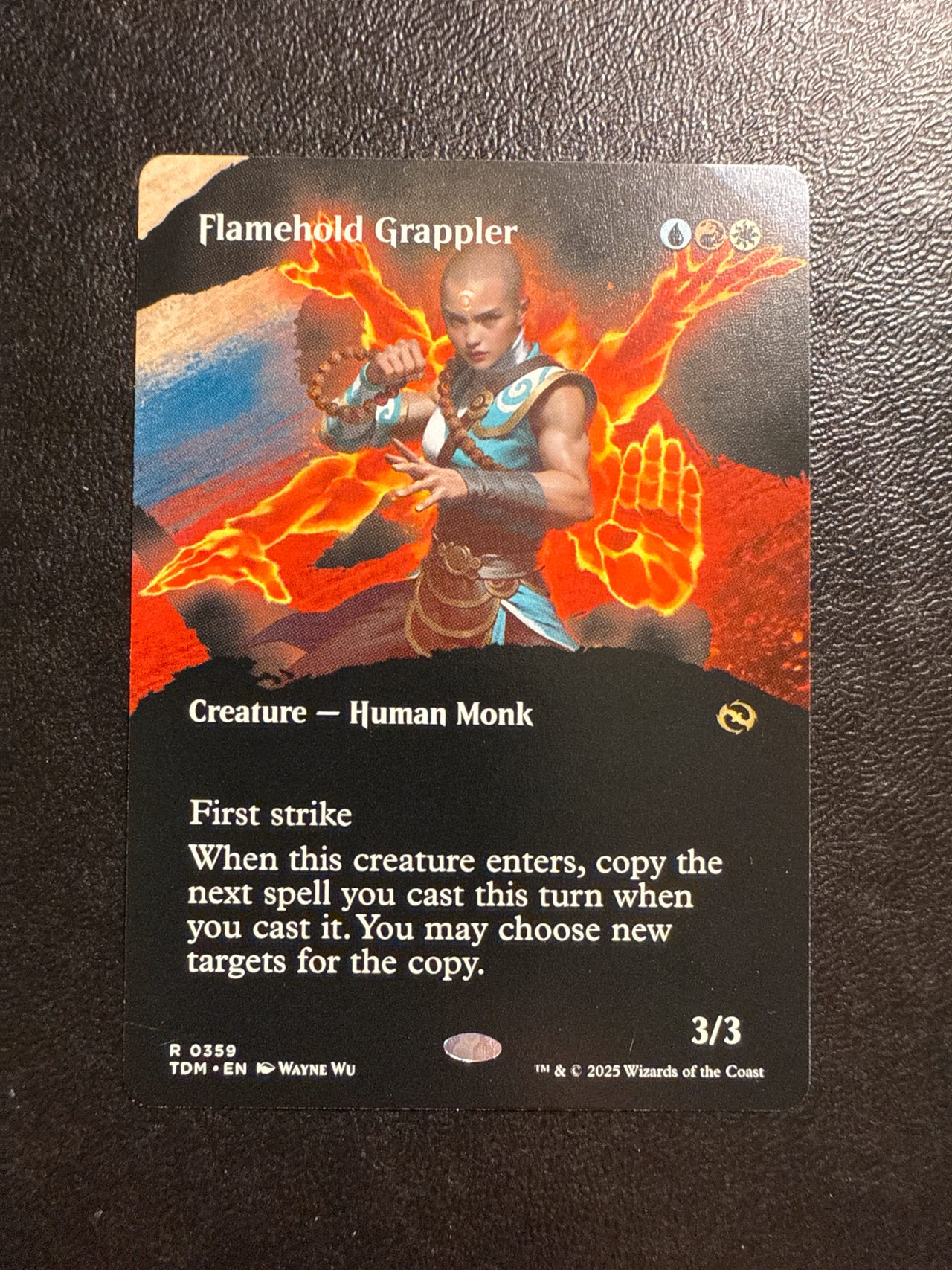Flamehold Grappler rare borderless Magic the gathering samlekort | FINN ...