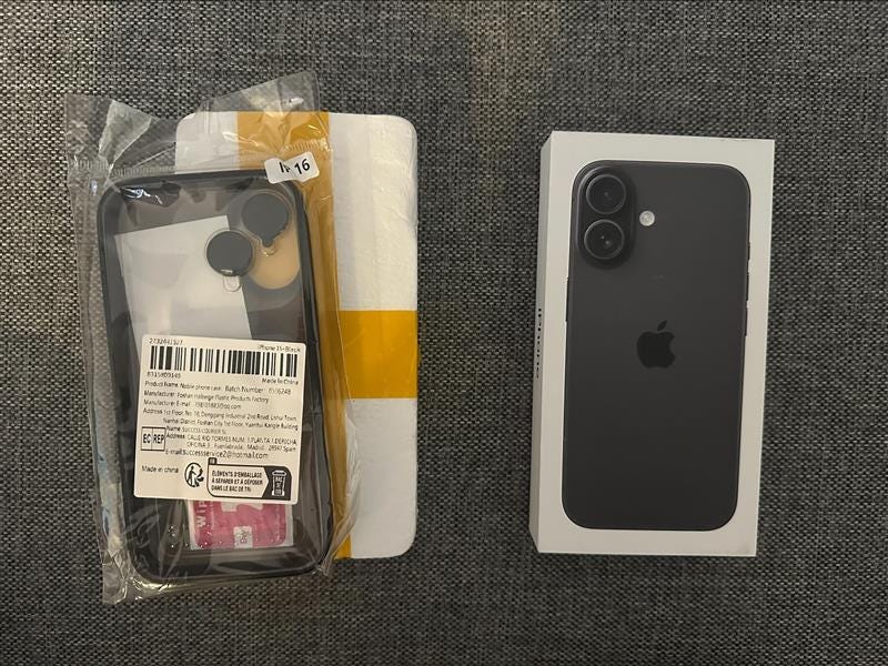 unopened box - iphone 16 128 gb with receipt | FINN-torget