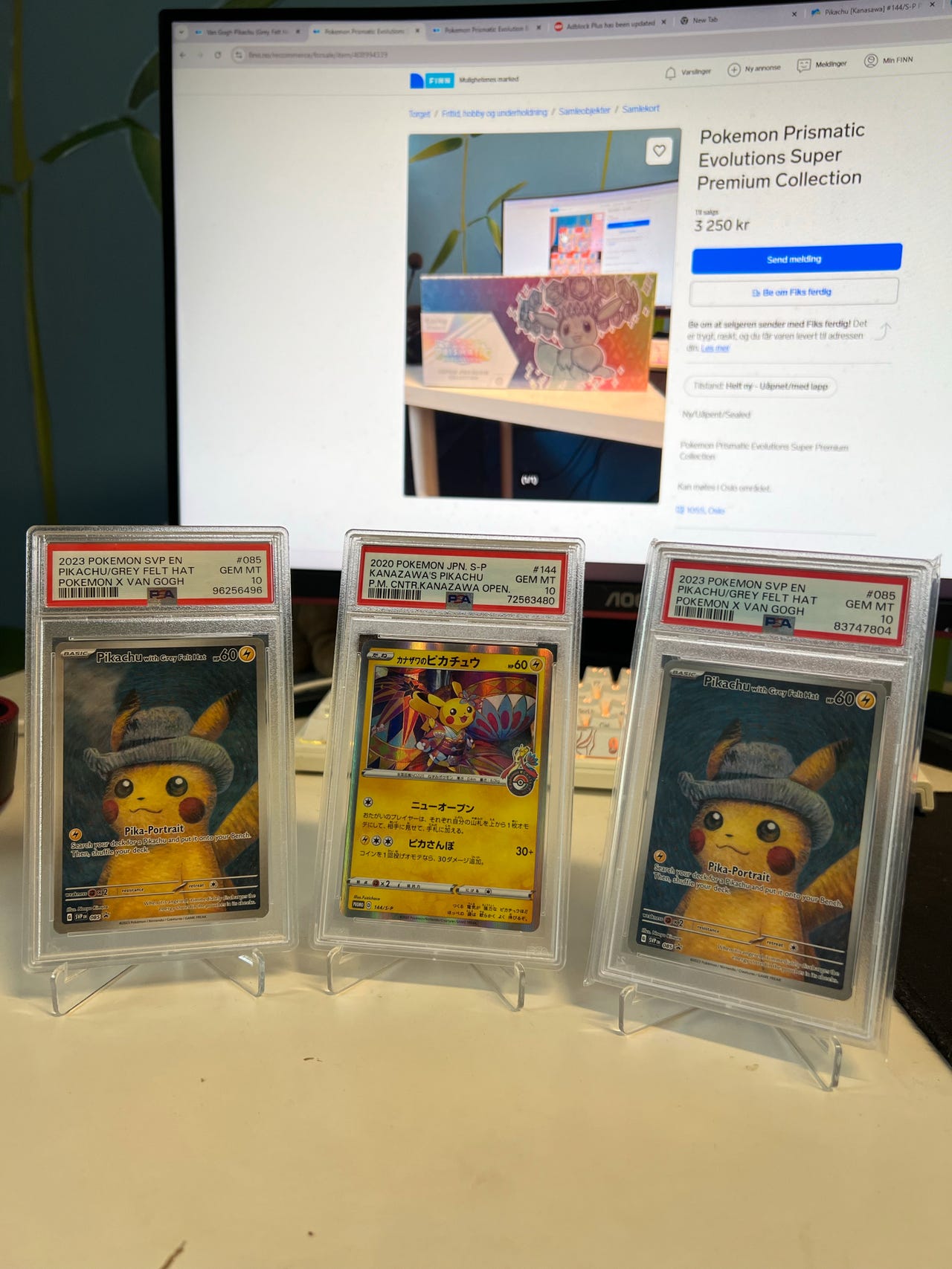 Pokemon Pikachu Bundle PSA 10s | FINN-torget