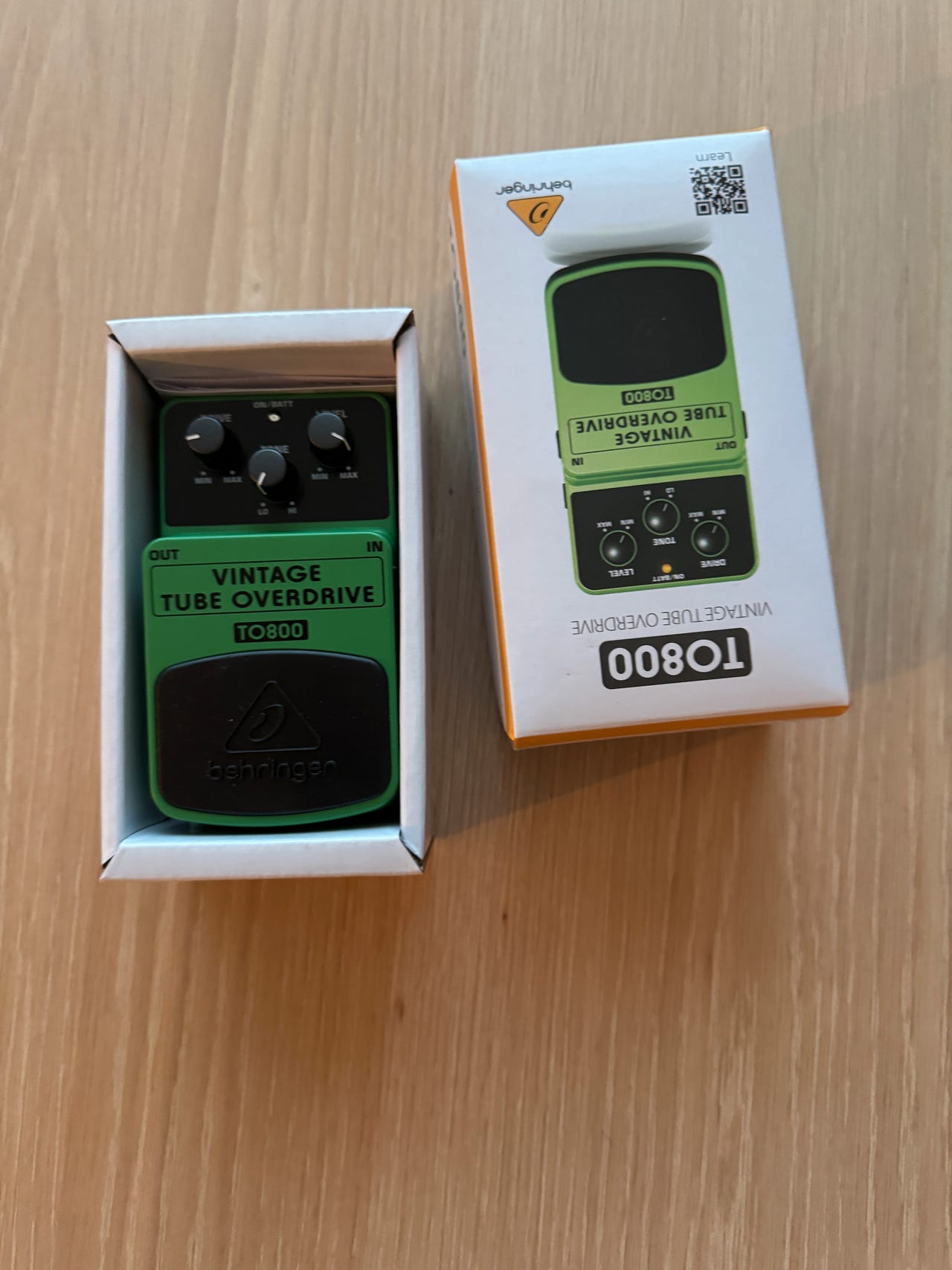 Behringer TO800 Vintage Tube Overdrive Effektpedal | FINN-torget