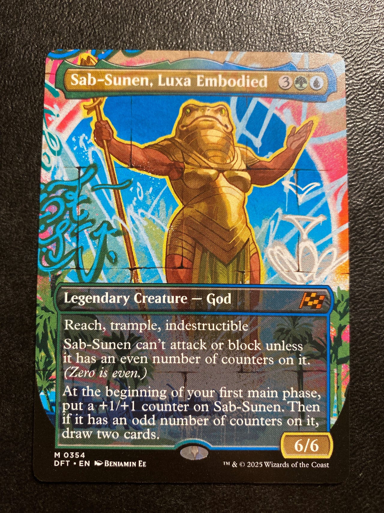 Sab-sunen, Luxa Embodied mytic borderless Magic the gathering samlekort ...