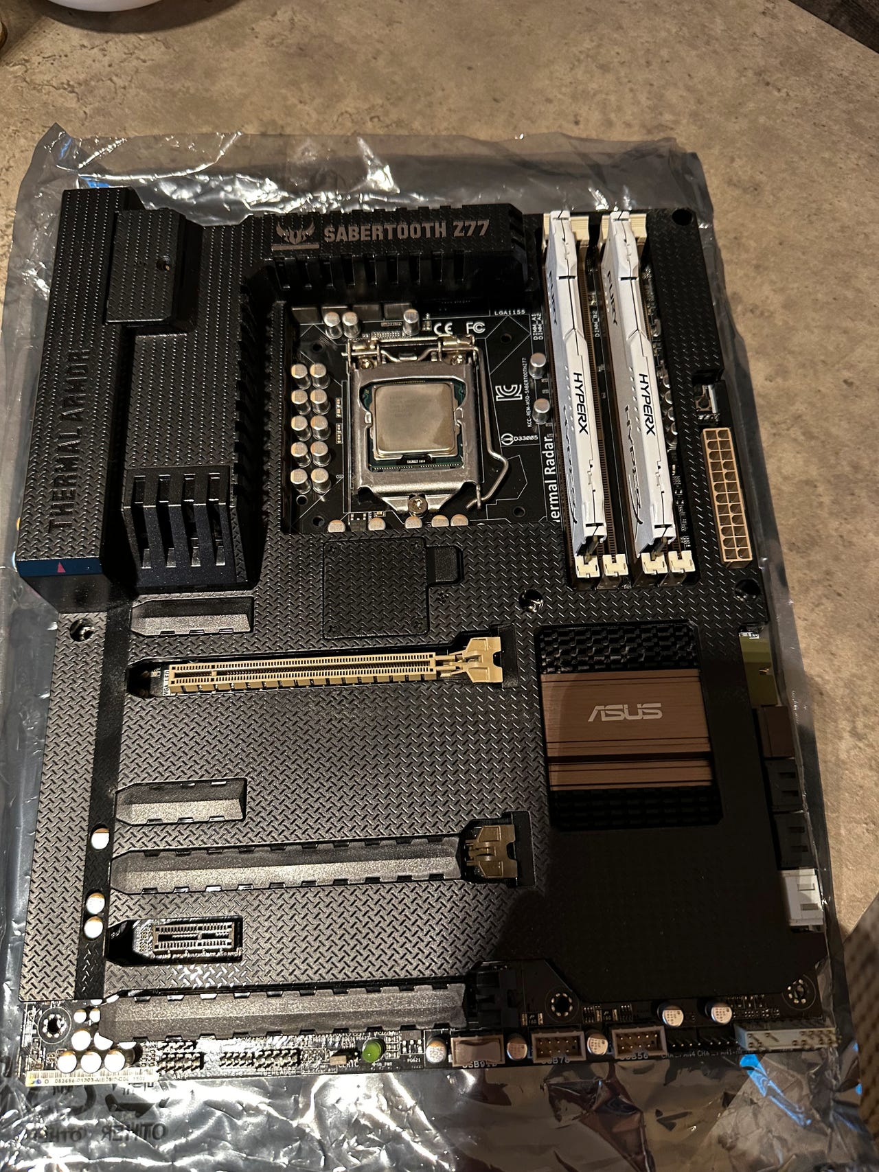 Pc deler. Asus Sabertooth Z27/ Intel i5 2500K MSI gtx 980 | FINN-torget