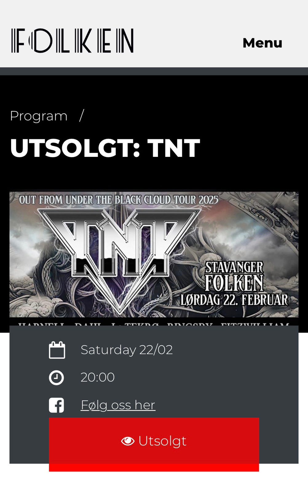 TNT billetter til Folken tilsalgs | FINN-torget