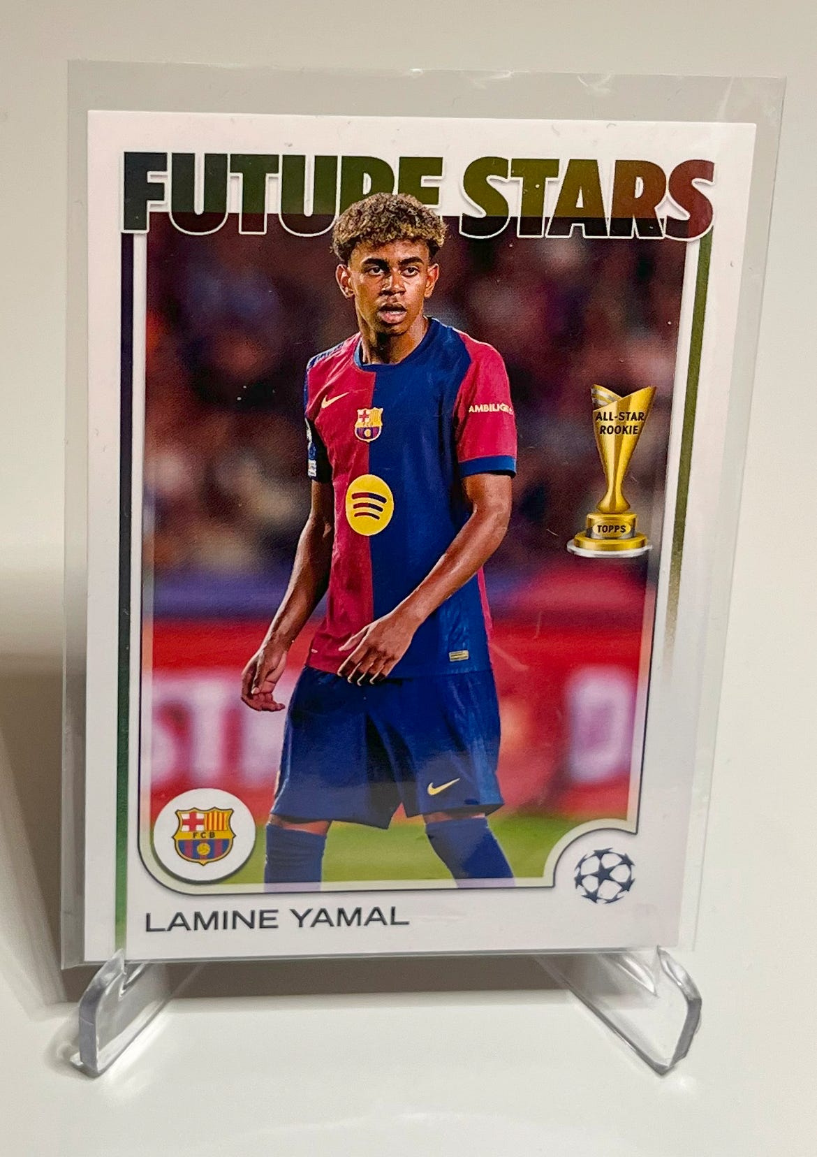 Lamine Yamal 2024-25 Topps UEFA Club Competitions Future Stars ...