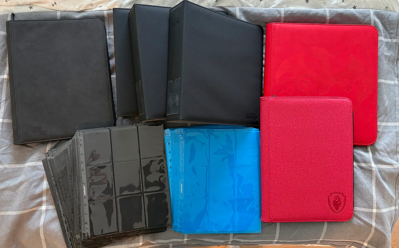 Zip binder - D-ring binder - side loading pockets mm 🔥 | FINN-torget