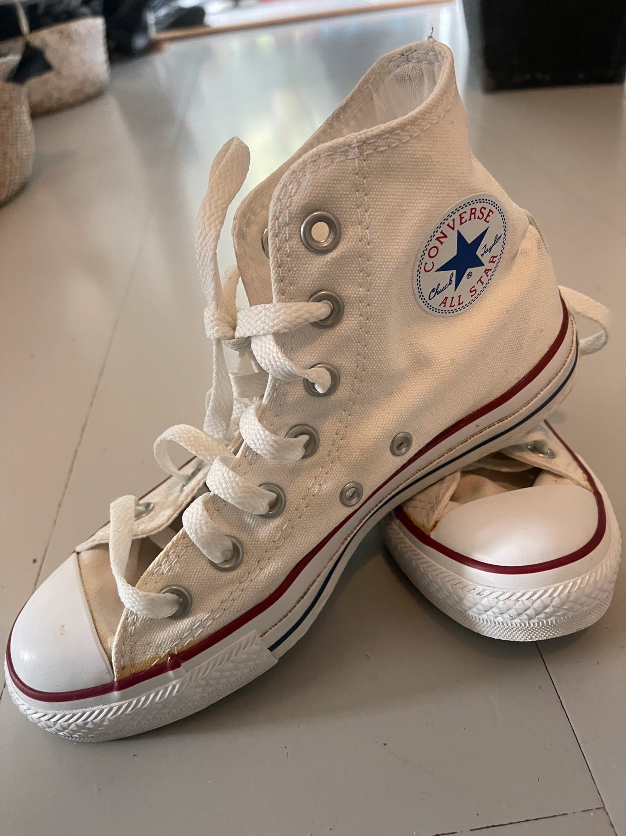 Converse All Star Sneakers Høye Hvite Størrelse 37 | FINN-torget