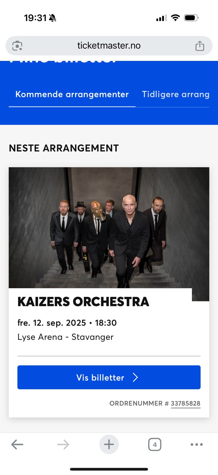 Kaizers orchestra lyse arena front floor | FINN-torget