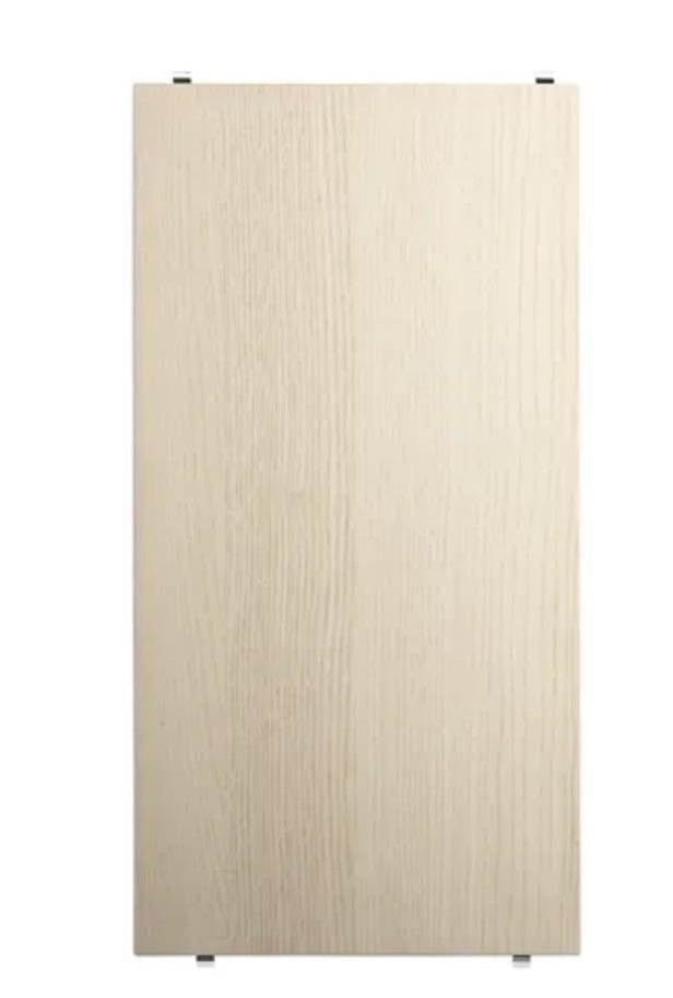 String 3 stk hyller Ask 58cmx30cm uåpnet | FINN-torget