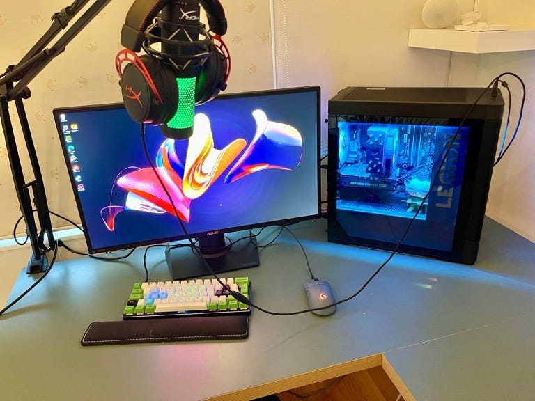 Gaming PC med ekstra utstyr | FINN-torget