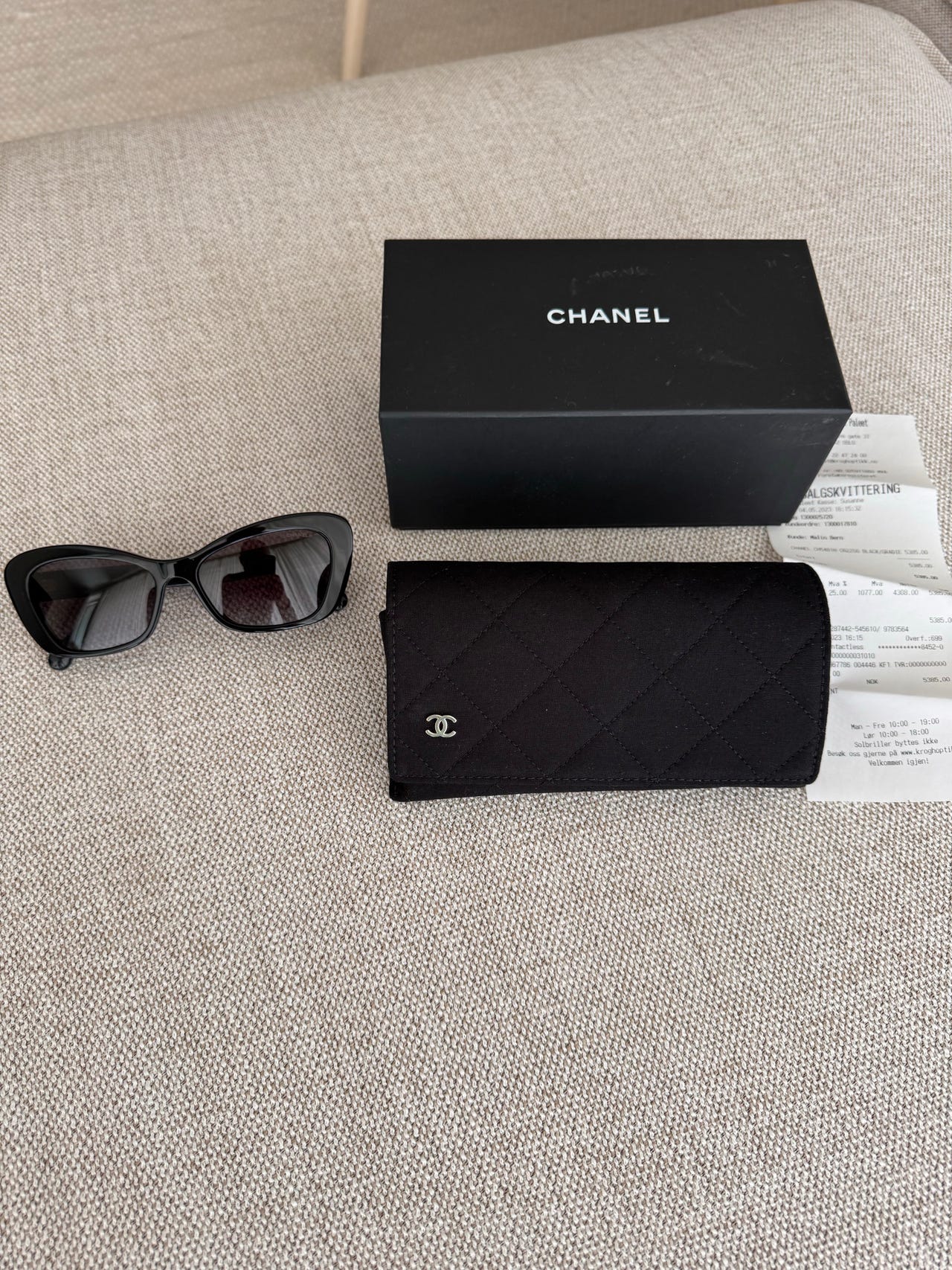 Chanel solbriller - ubrukt 🤍 | FINN-torget