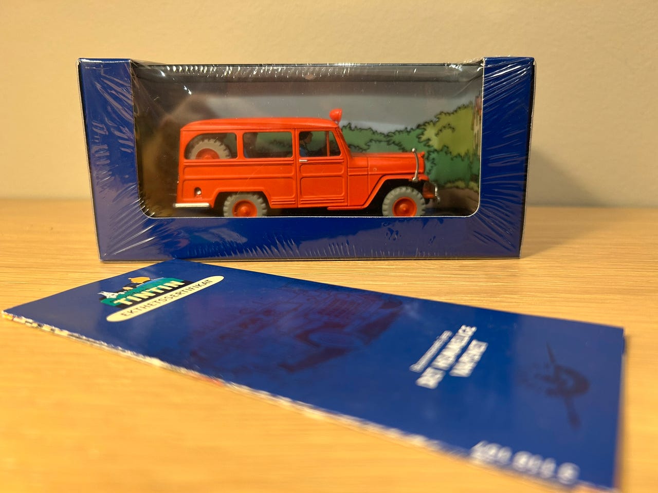 Uåpnet vintage Tintin Atlas bil The Fire Jeep 1:43 - nr. 57 | FINN-torget