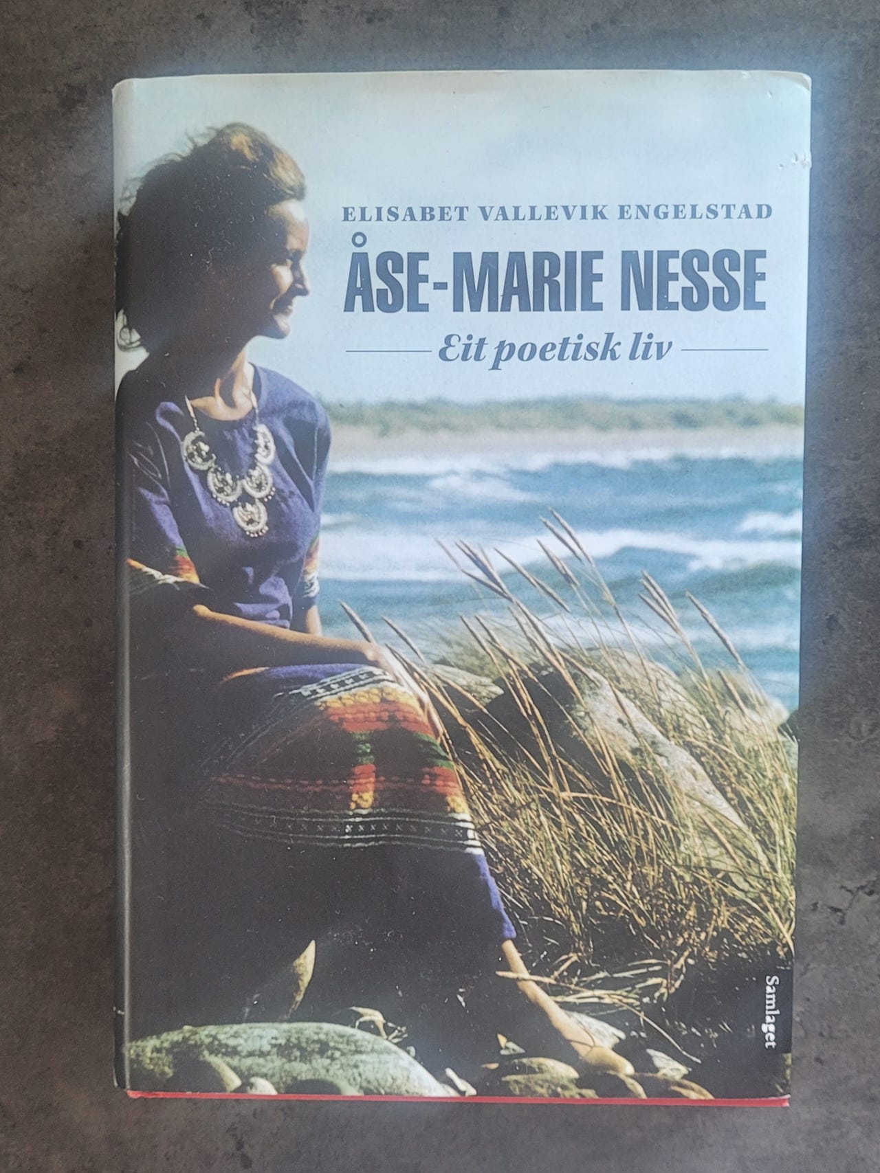 Åse-Marie Nesse Eit poetisk liv av Elisabet Vallevik Engelstad (signert ...