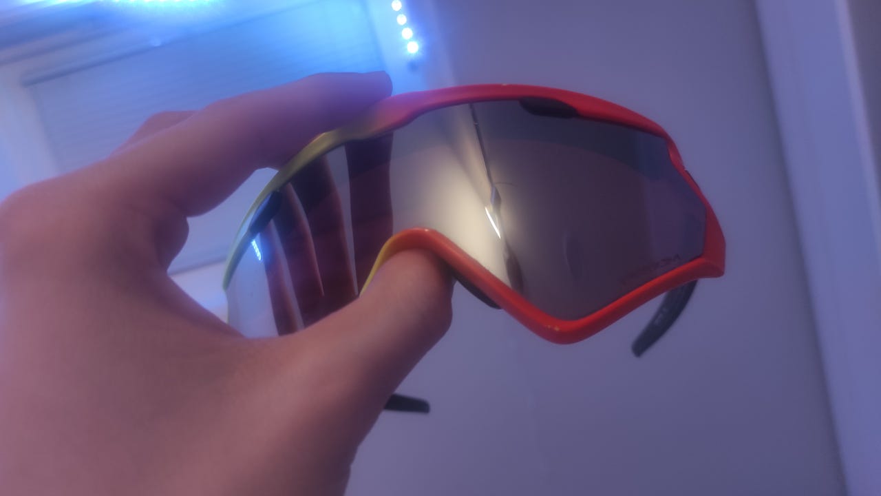 New Oakley Wind Jacket 2.0 Sunglasses Harmony Fade Yellow Orange Rare Goggles | FINN-torget