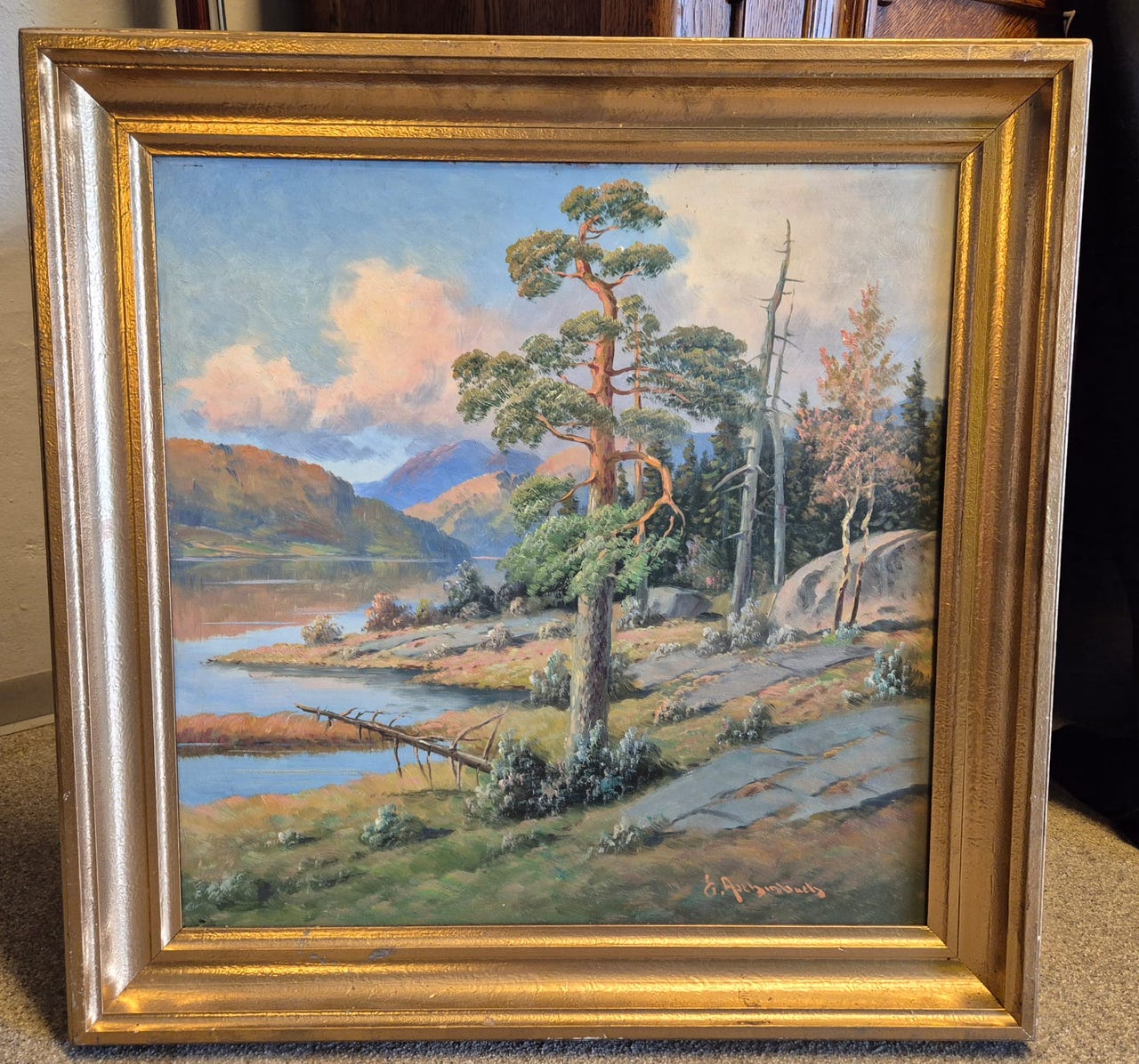Oljemaleri av Ernst Achenbach | FINN-torget