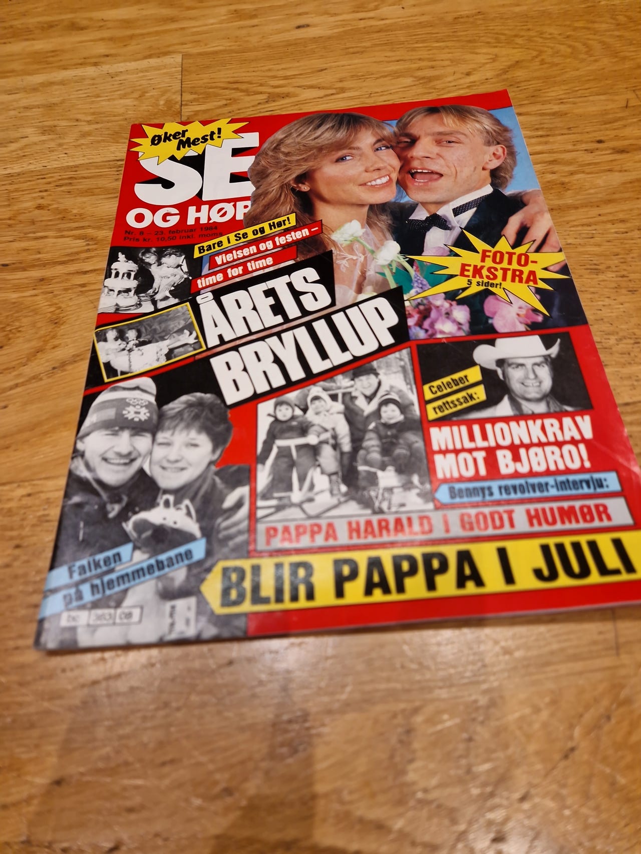 Se og Hør 1984,Beranek, Elton John, Gary Mabbutt, Babben Enger,Juster,Teigen, | FINN-torget