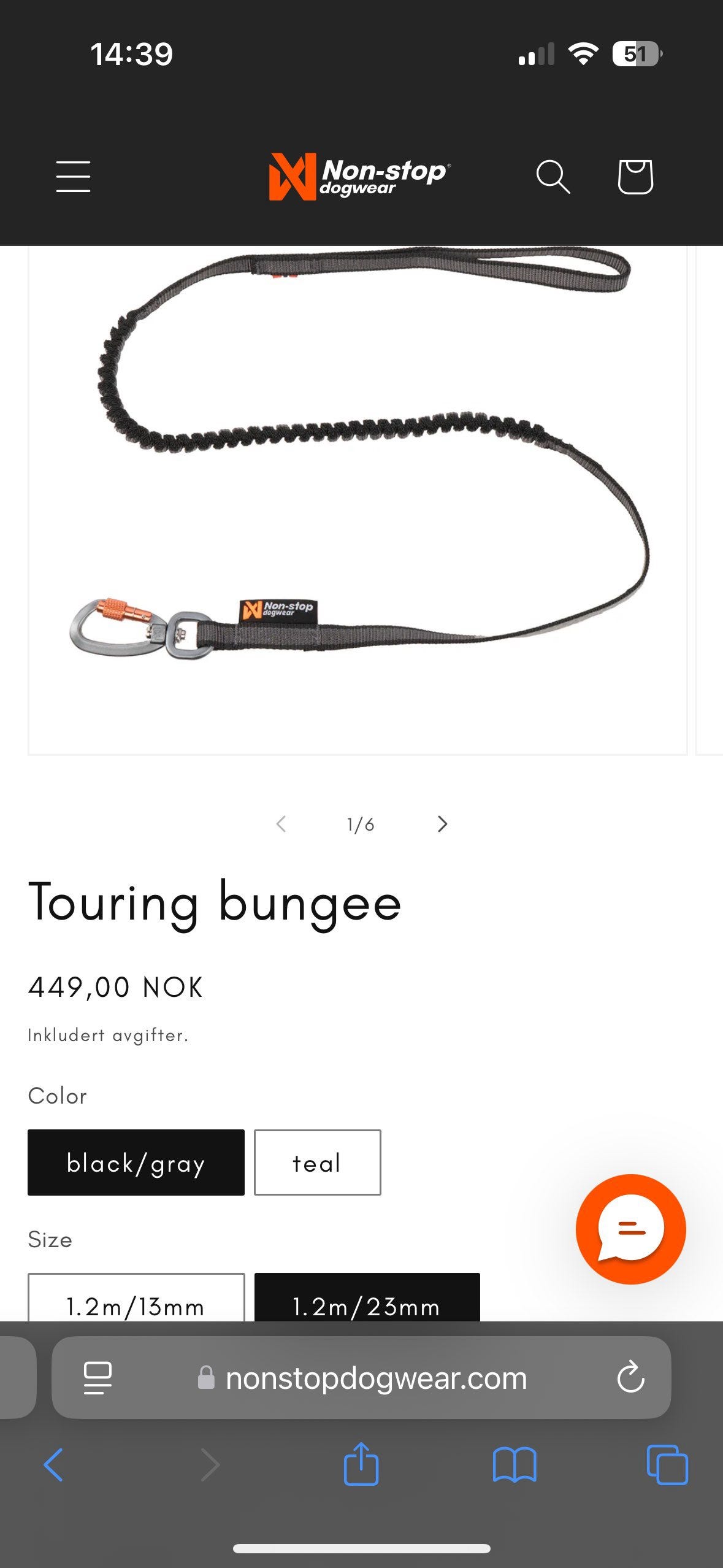 Touring bungee - Non-Stop dogwear | FINN-torget