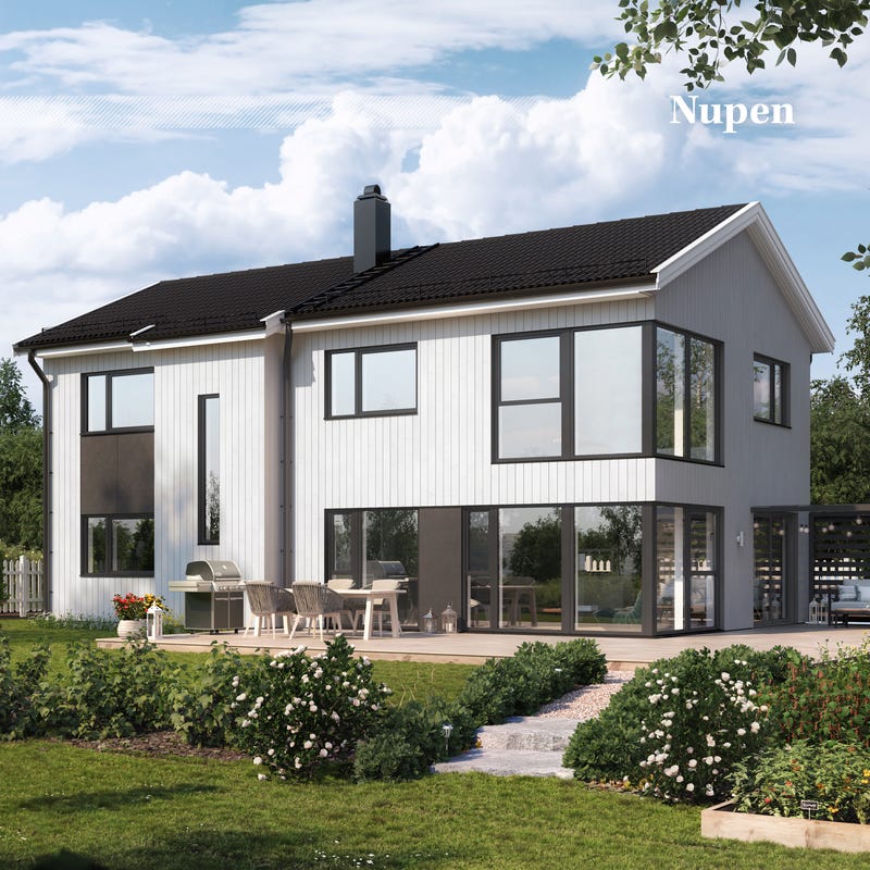 Ingeberg- Funksjonelt hus med mange kvaliteter. 5 sov, 2 bad og 2 stuer ...