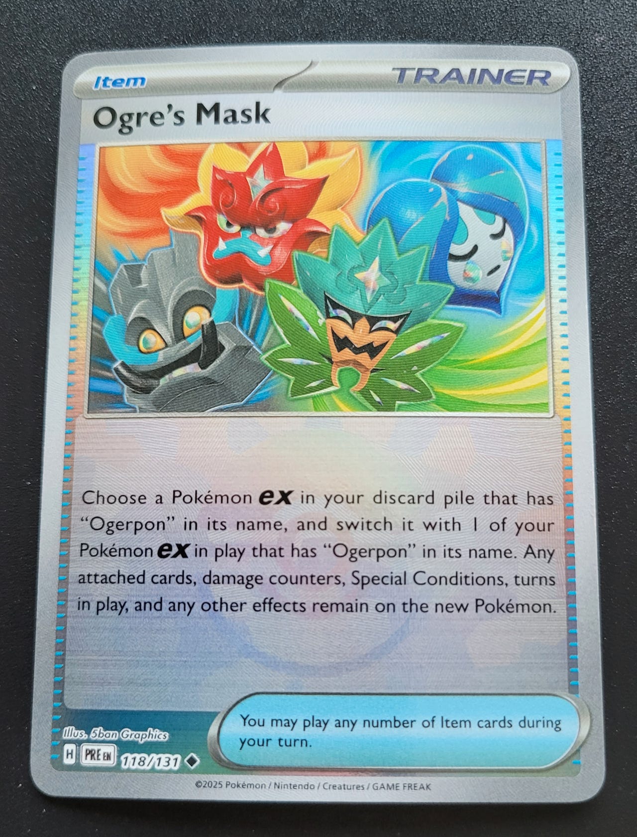 Ogres' Mask #118 - Poke Ball - Pokemon Prismatic Evolutions | FINN-torget