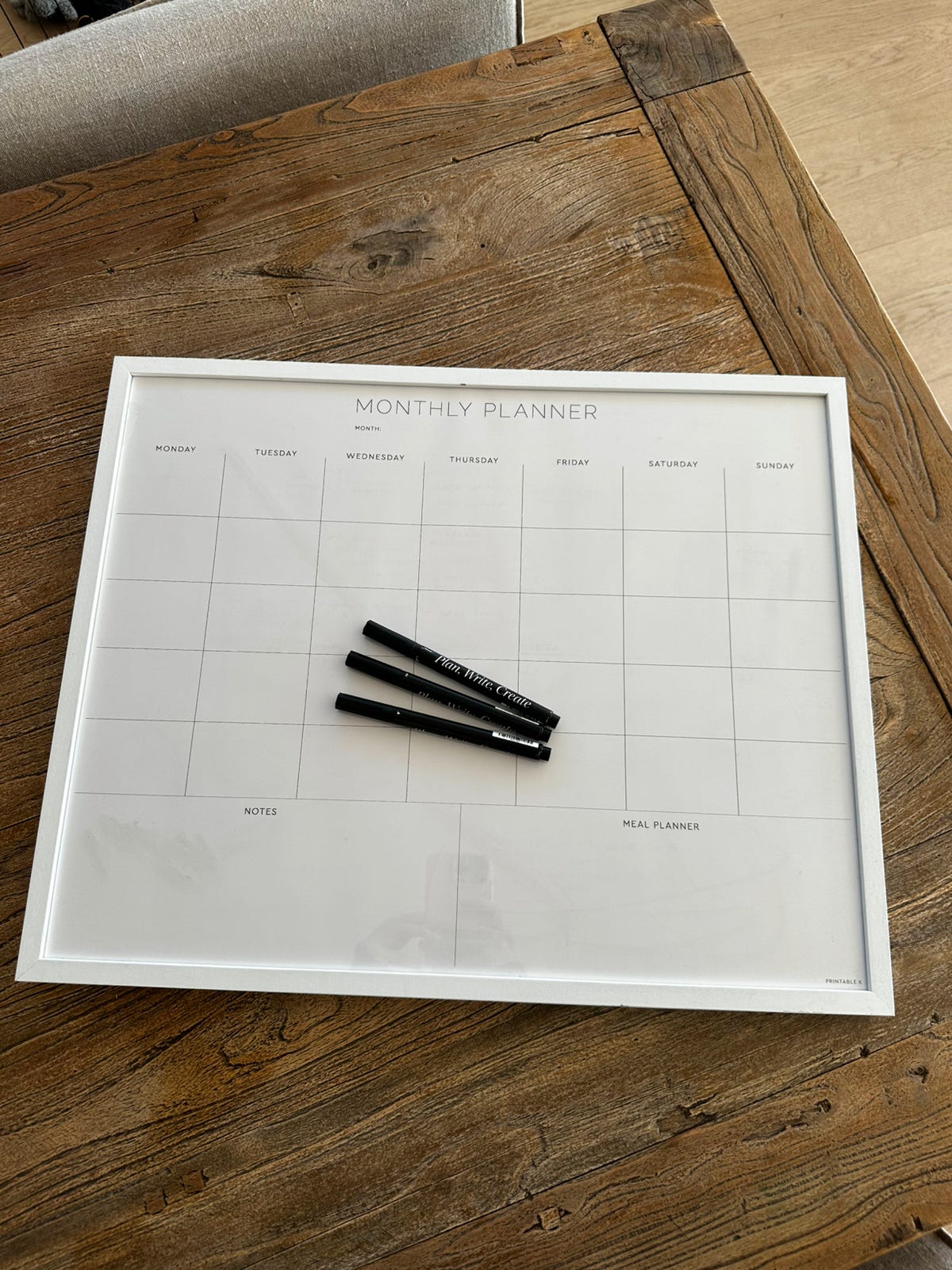 Monthly kalender planner/planlegger | FINN-torget