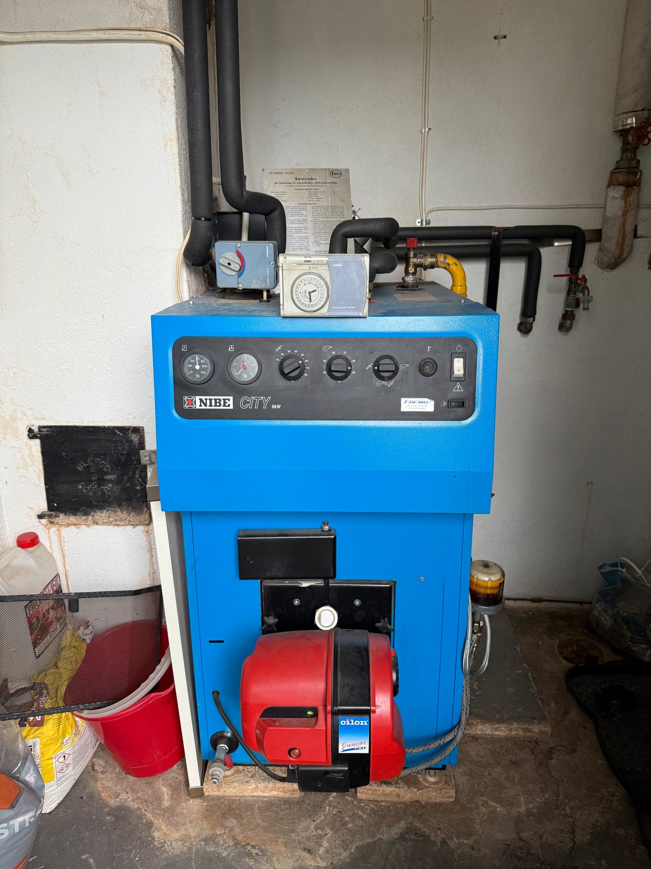 Nibe City 100 VX oljebrenner /El-brenner 6kw | FINN-torget
