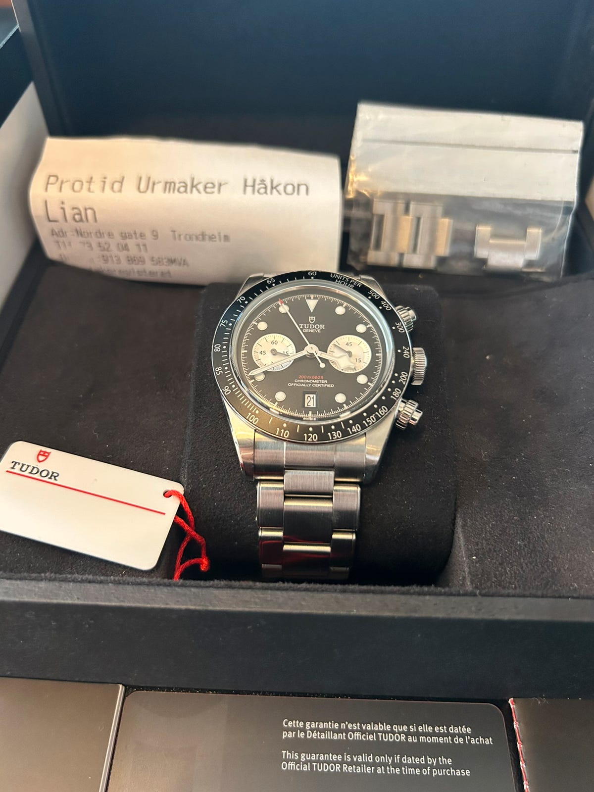 Tudor BB Chrono Reverse Panda Selges/Byttes | FINN-torget