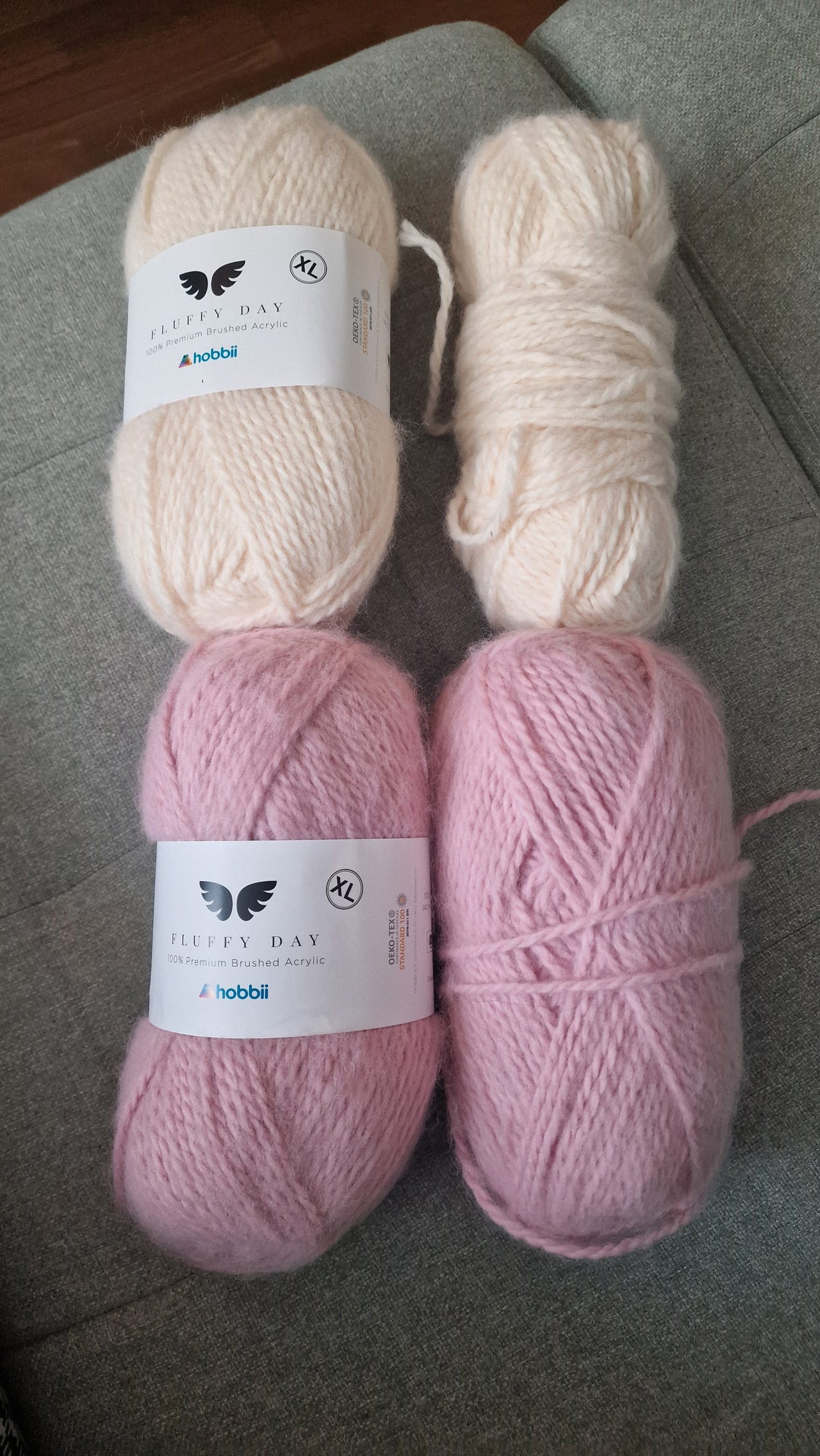 Fluffy Day XL Akrylgarn | FINN-torget