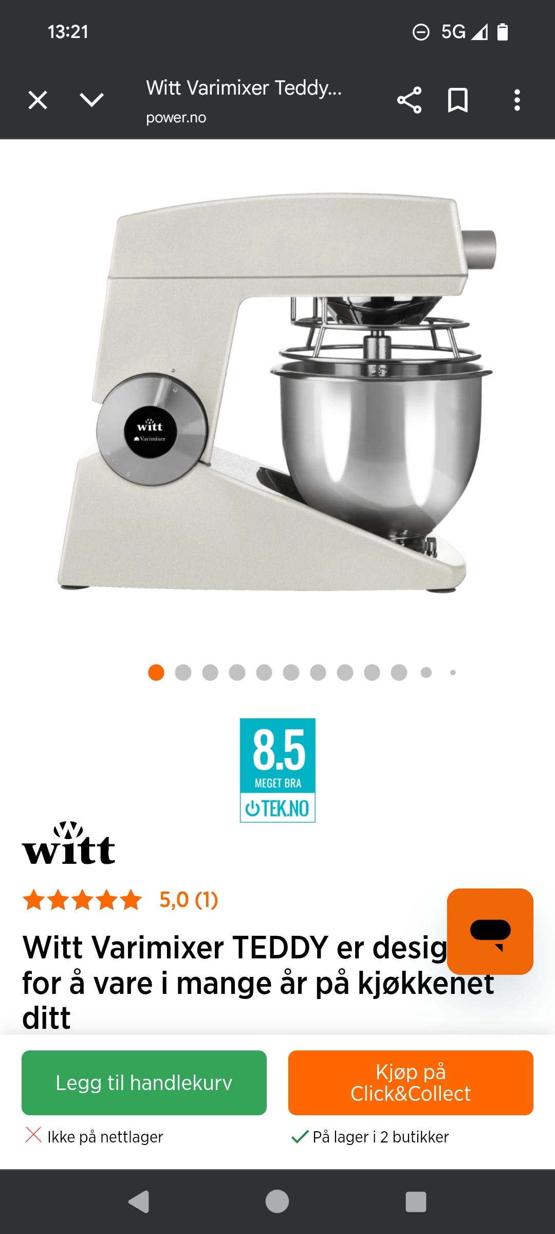 WITT Varimixer Teddy kjøkkenmaskin | FINN-torget