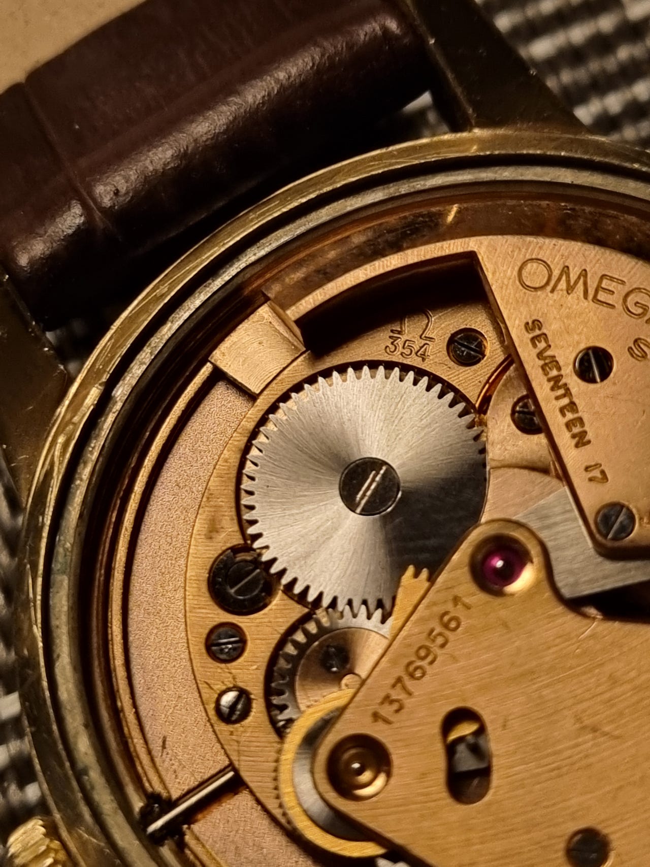 Omega G6250 Seamaster Half Rotor Cal.354 Automatic | FINN-torget