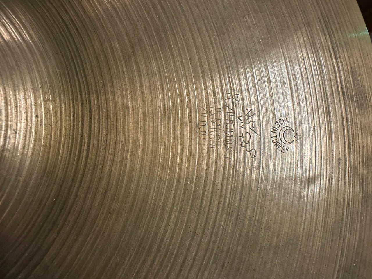 1960 vintage K Zildjian 14" Hihat Intermediate Stamp | FINN-torget