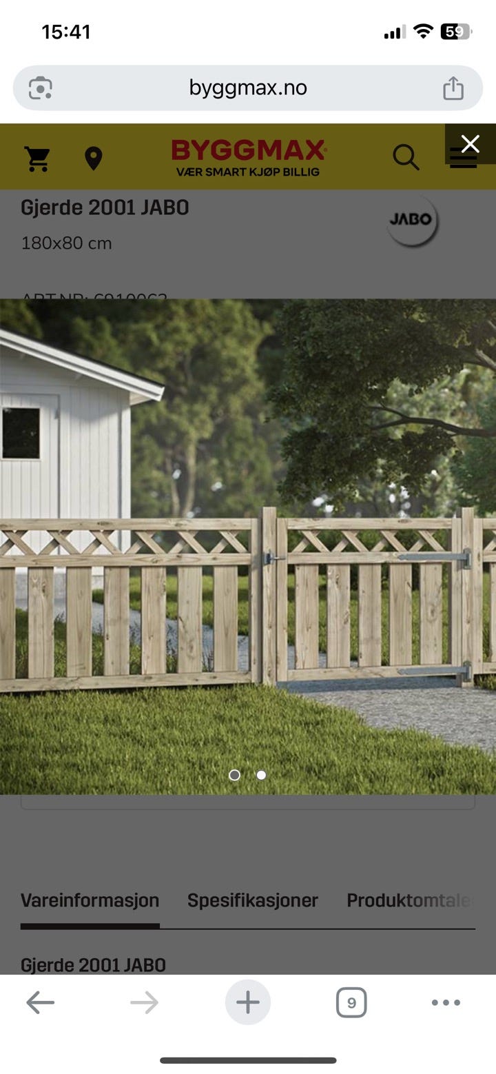 Stakitt gjerde 2001 JABO | FINN-torget