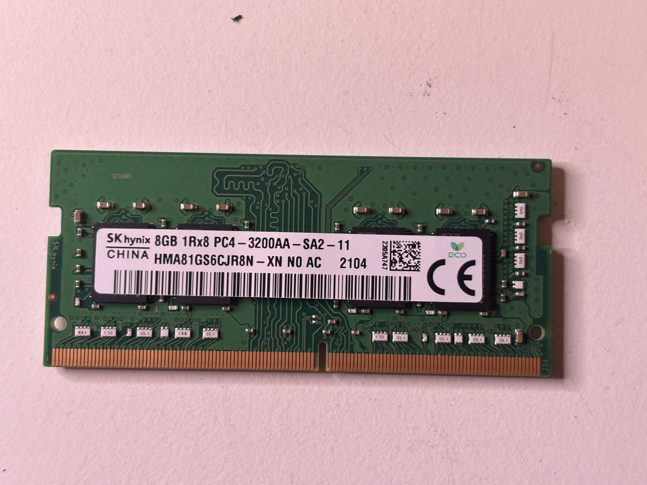 Samsung SO-DIMM DDR4 2666MHz 260Pin 8GB DRAM | FINN-torget