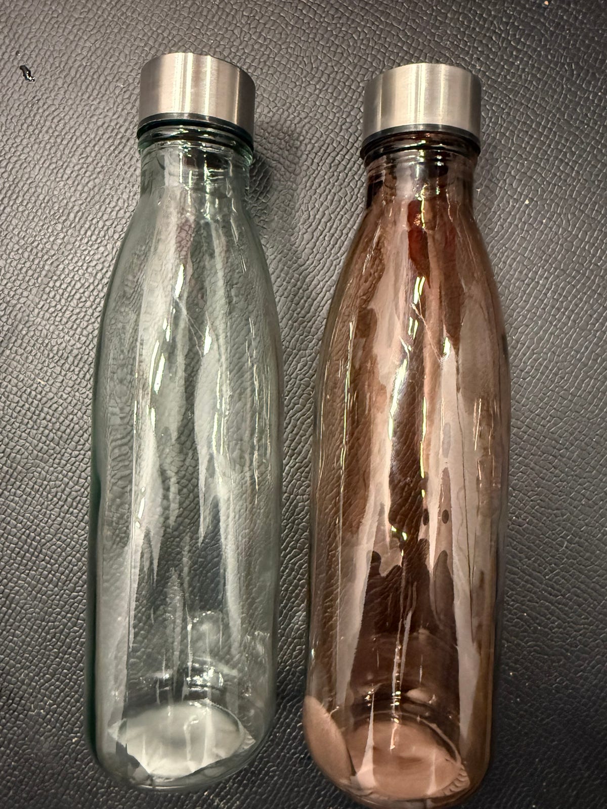 GLASSFLASKER klart og farget glass | FINN-torget