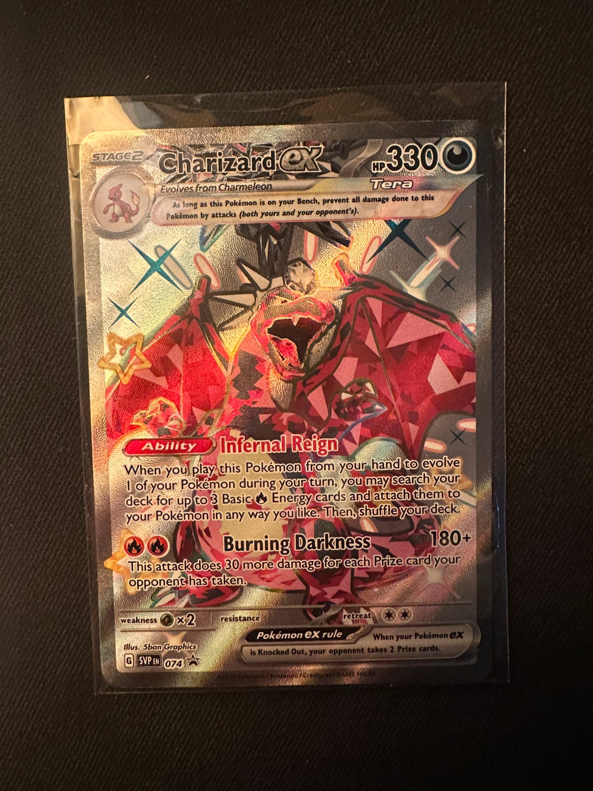 Charizard 074 promo Paldean fates | FINN-torget
