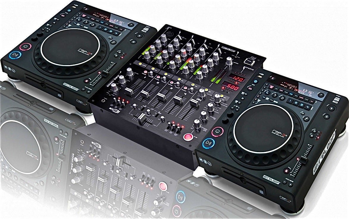 DJ-pakke 2 Reloop RMP3 Alpha 1 Reloop RMX40USB. 8968 NOK inkl frakt ...