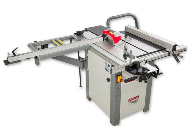 Bordsag AT254PS13/PS250 m/skyvebord - Axminster Trade Series | FINN-torget