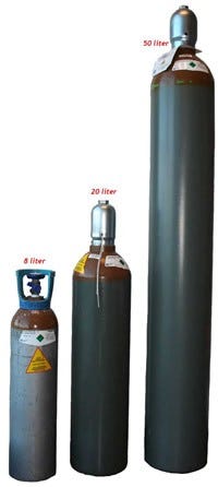 Helium tank/flaske 8 liter med Regulator/munstykke for ballonger | FINN ...