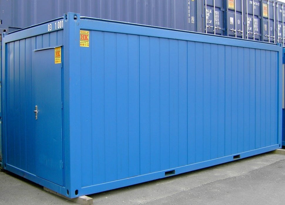 20' brukte Kontormodul / Brakke / Container | FINN-torget