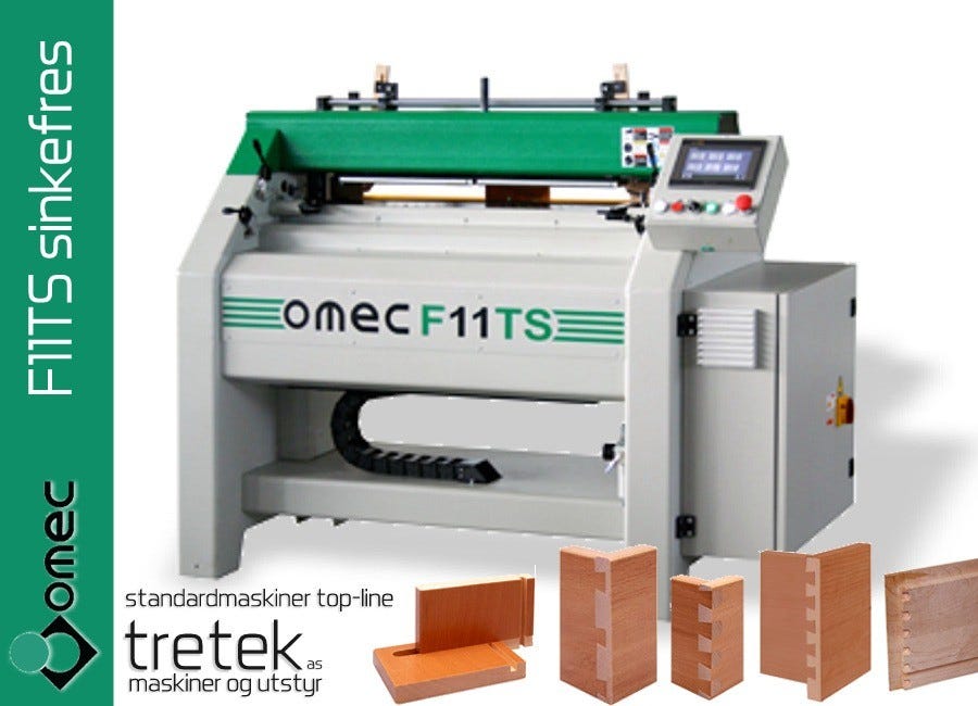 OMEC F11TS to-akset fresemaskin, sinkefres, svalehalefres | FINN-torget