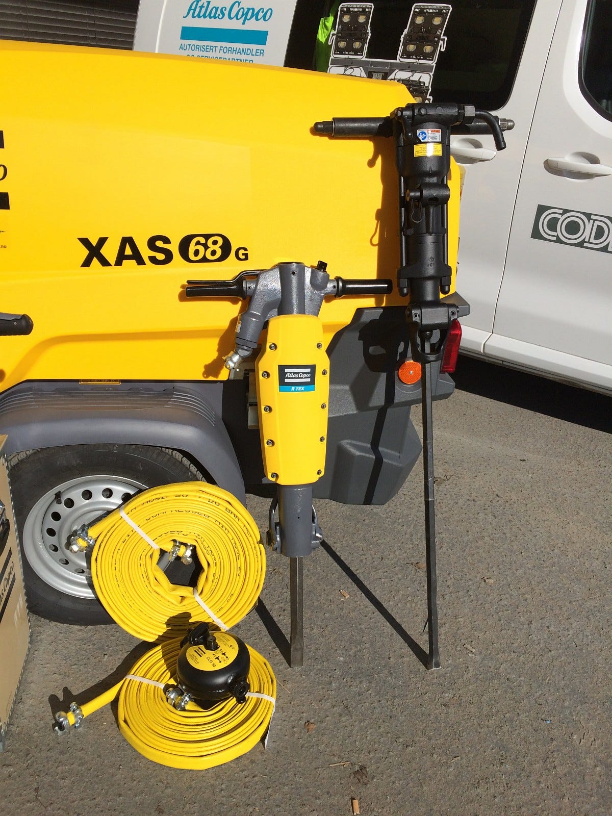 Atlas Copco borhammer, meisel + div. | FINN-torget