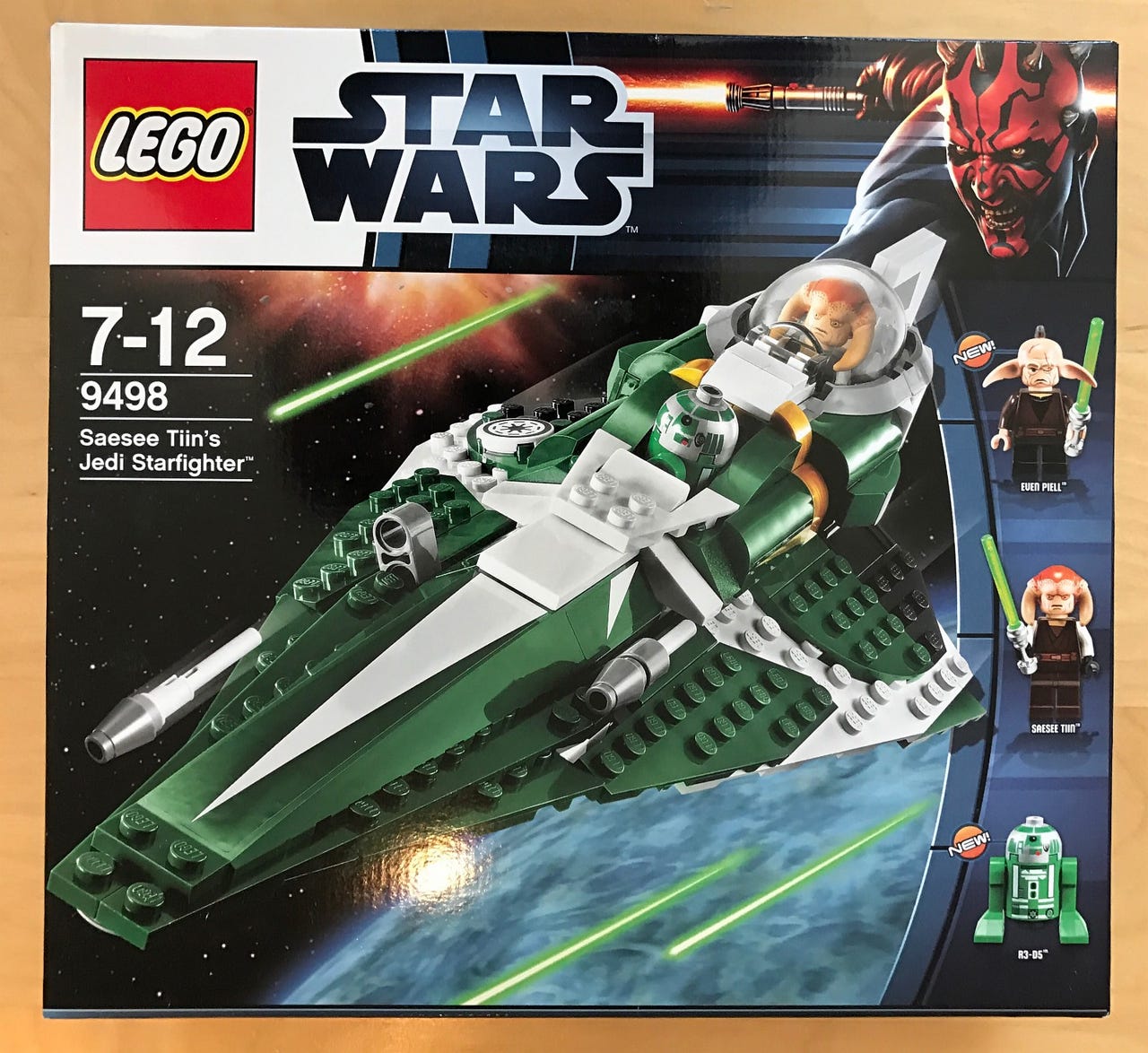 Lego 9498 Star Wars Saesee Tiins Jedi Starfighter UÅPNET fra 2012 ...