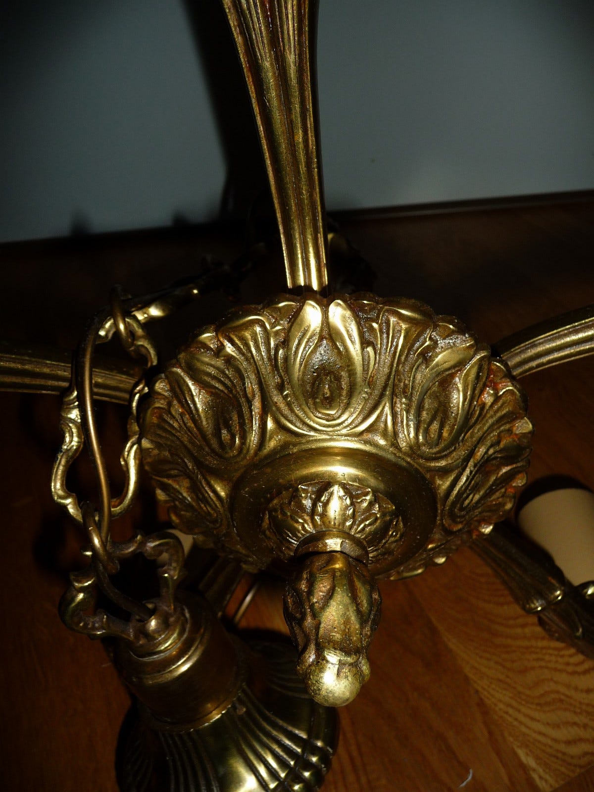 Messinglampe, taklampe, fin som hyttelampe | FINN-torget