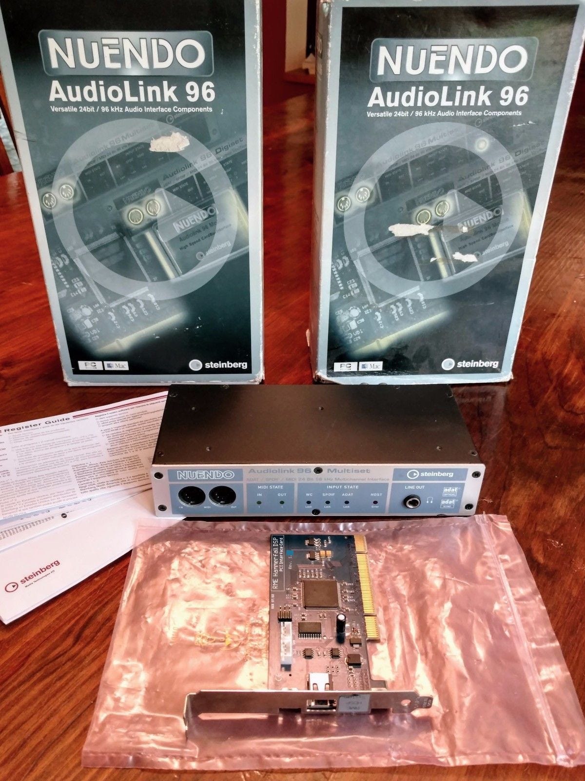 RME Hammerfall HDSP Multiface/Audiolink 96 Multiset + PCI + RME HDSP ...