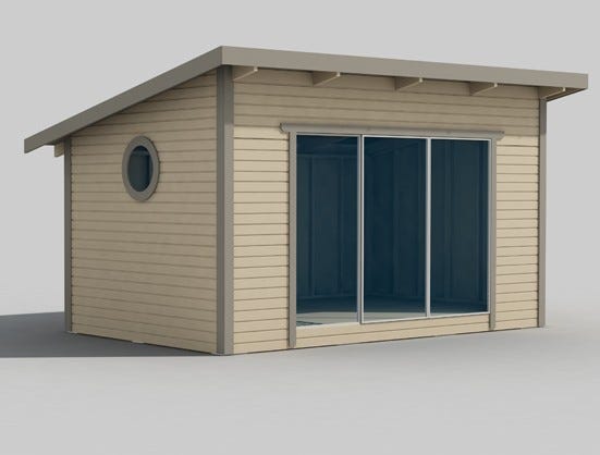 Eksklusiv Hytte med Skyvedør 15m2 - Anneks "Skagen 15-1" | FINN-torget