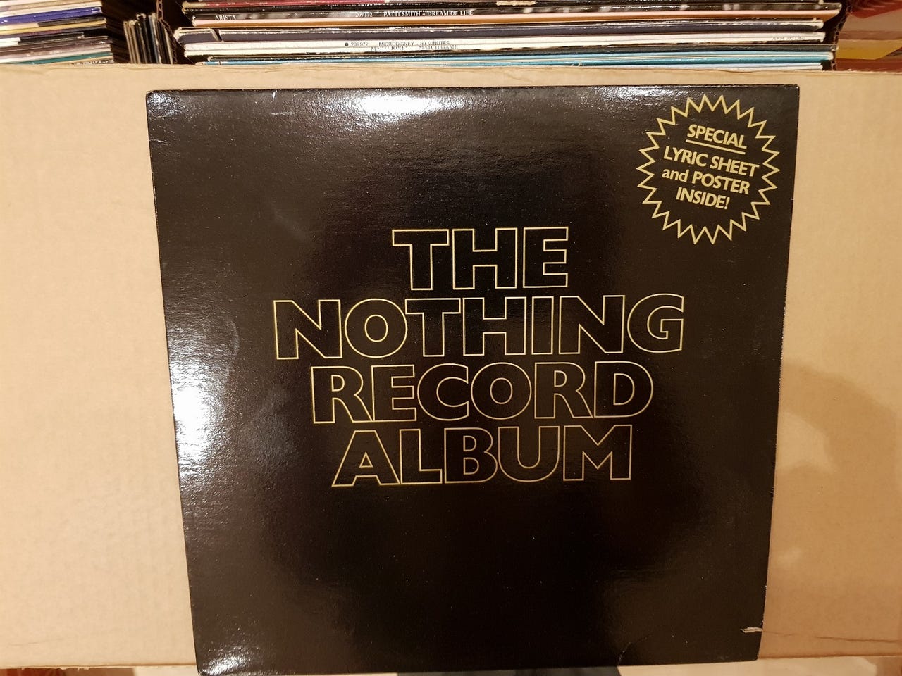 The Nothing Record Album - LP-plate | FINN torget